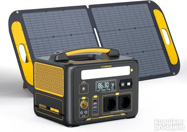 Solarni Generator VTOMAN 600w sa panelom - KupujemProdajem