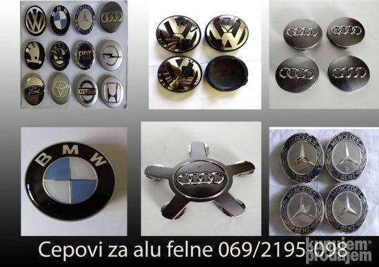 Cepovi za alu felne NOVO - KupujemProdajem