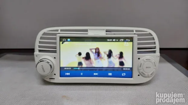 Fiat 500 fico 500 multimedia android navigacija bela 7" - KupujemProdajem