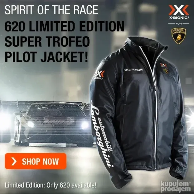 X-BIONIC Lamborghini 620 LIMITED EDITION SuperTrofeo Pilot ...