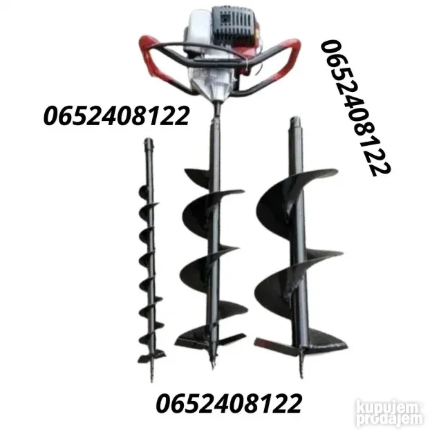 Busac za rupe sa 3 burgije - KupujemProdajem