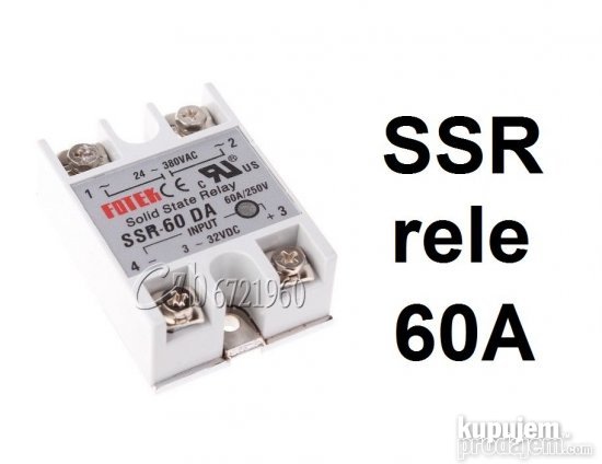 SSR rele - 60A - Solid state relay - KupujemProdajem