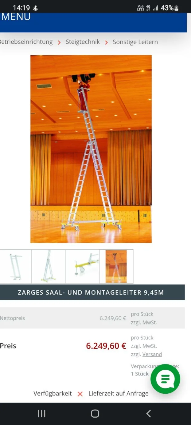 ZARGES aluminijumske merdevine - KupujemProdajem