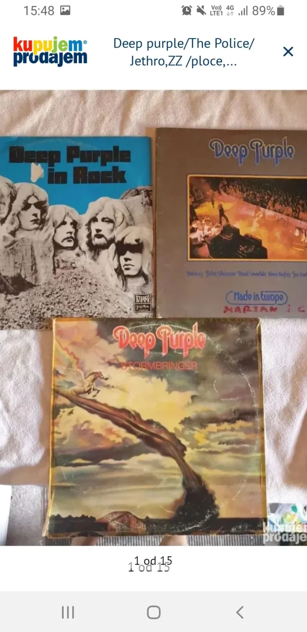 Deep purple/PLOCE/The Police/ZZ top,trake za secer,hodalica ...
