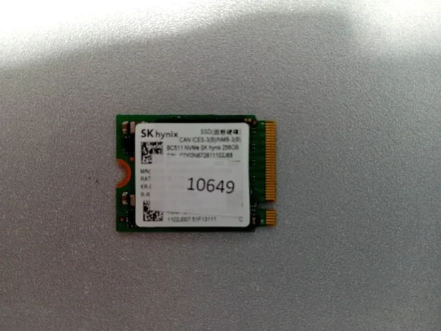 256GB SSD NVMe 2230 polovan ispravan SK Hynix #10649 - KupujemProdajem