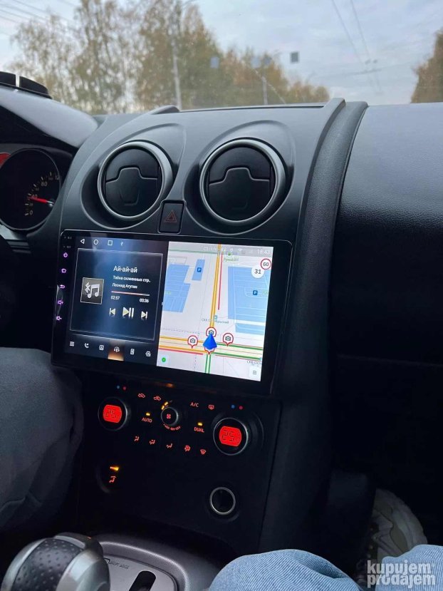 Nissan J10 Kaskai Qashqai Multimedija Android DVD Radio GPS ...