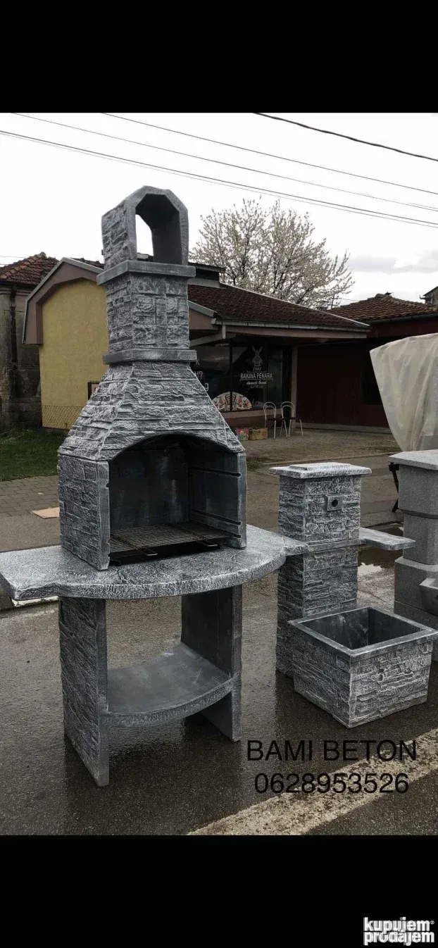 Betonski rostilj stanglice kamen - KupujemProdajem