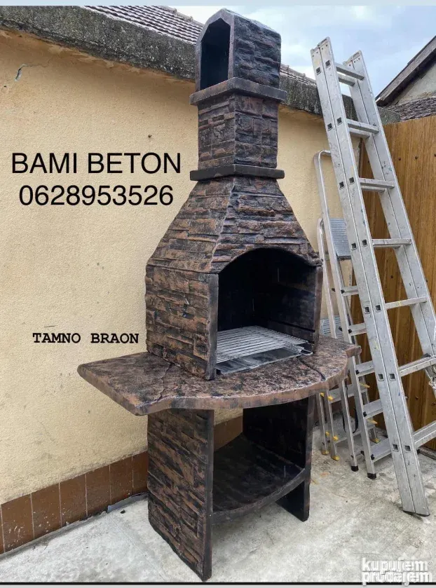 Betonski rostilj stanglice kamen - KupujemProdajem