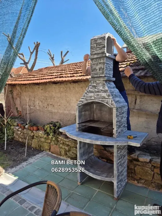 Betonski rostilj stanglice kamen - KupujemProdajem