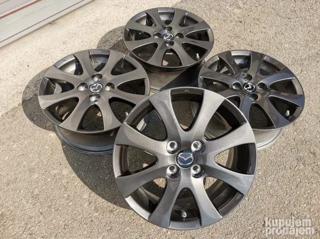 Mazda 2 alu felne 15 4x100 ORIGINAL Toyota Kia Hyundai TPMS ...