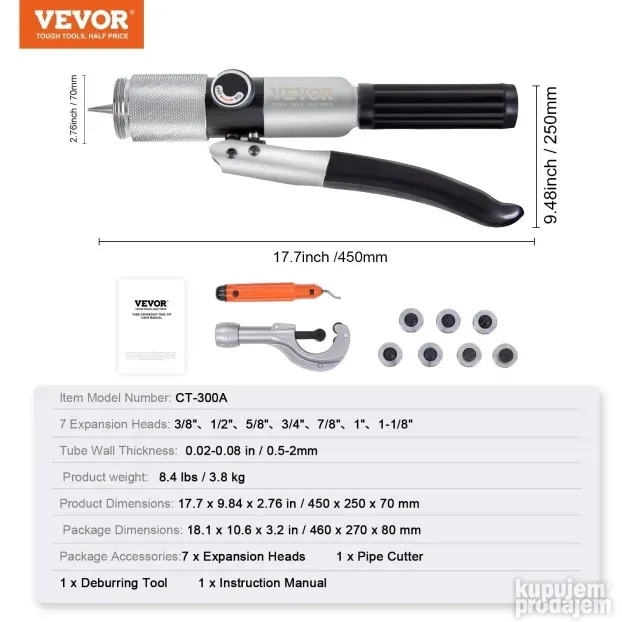 Hidraulicni Prosirivac Cevi - KupujemProdajem