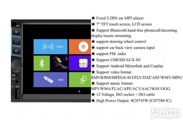 Multimedija 2din - KupujemProdajem