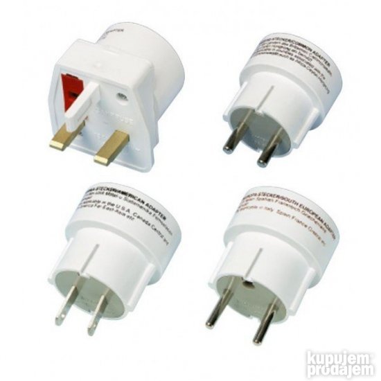 Putni adapter strujne šuko utičnice / utikači - KupujemProdajem
