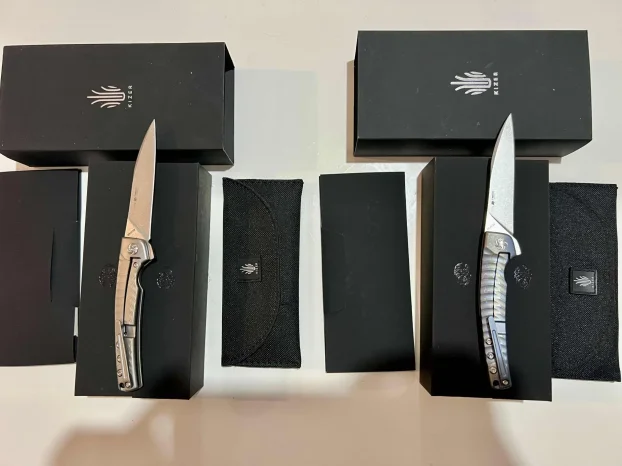 Nož Kizer Splinter Titanium CPM-S35VN (NOV) - KupujemProdajem