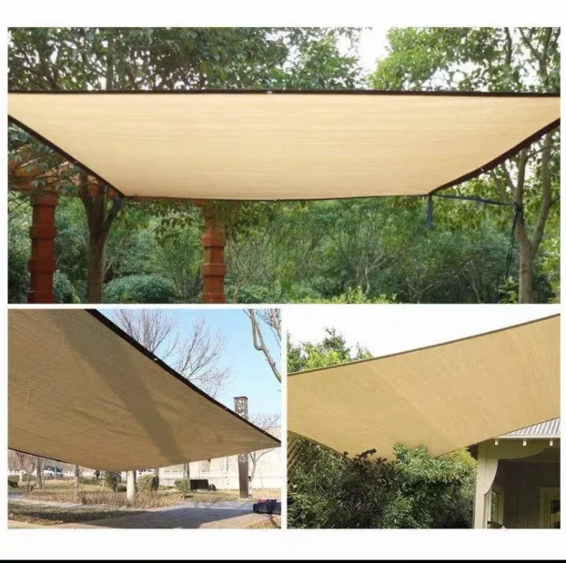 Tenda za dvorište – pravougaona, zaštita od sunca, HDPE mate ...