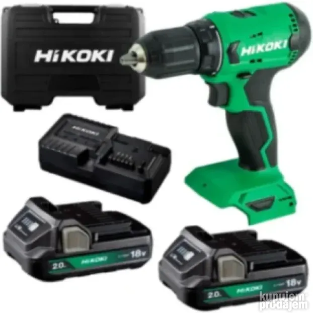 Hikoki Akumulatorska bušilica-odvrtač 18V 2x2,0Ah DS18DA-WCZ - KupujemProdajem