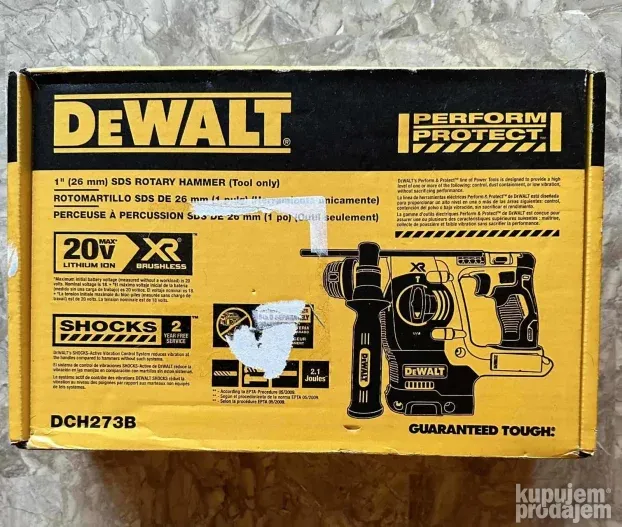 DEWALT DCH273 20V Max XR Aku udarna busilica cekic - KupujemProdajem