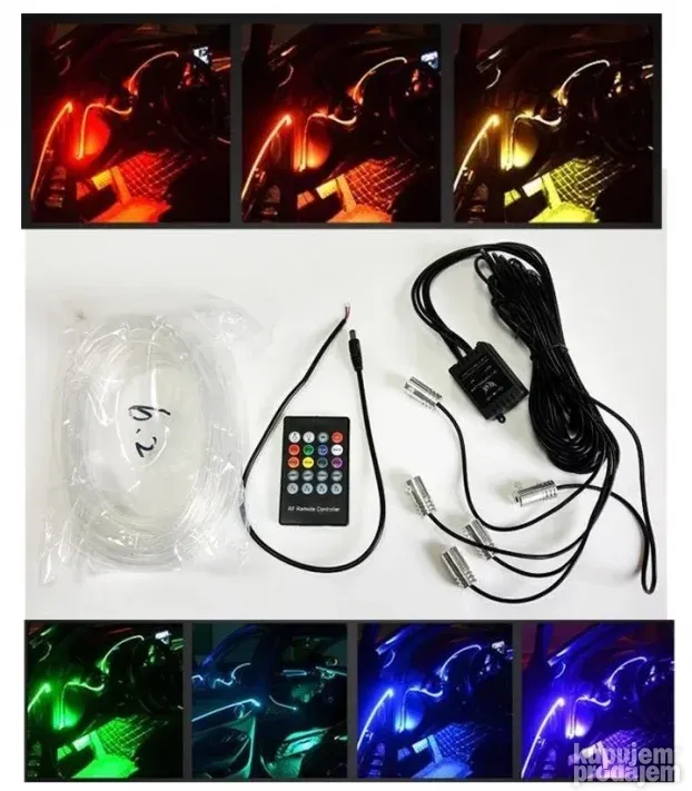 LED NITI dekorativno svetlo za enterijer RGB daljinac (3948 ...