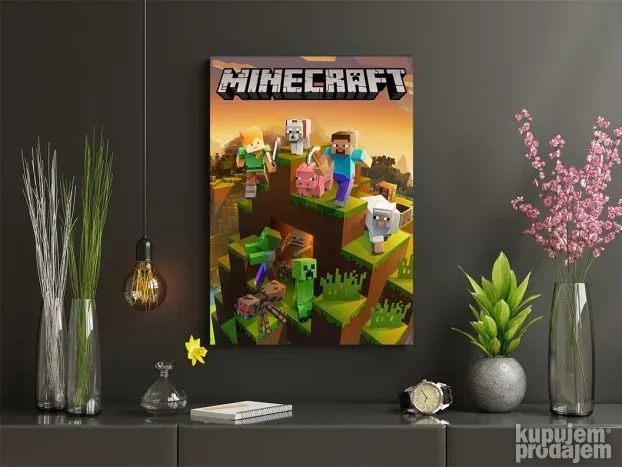Minecraft - Slika za deciju sobu - Razne dimenzije - KupujemProdajem