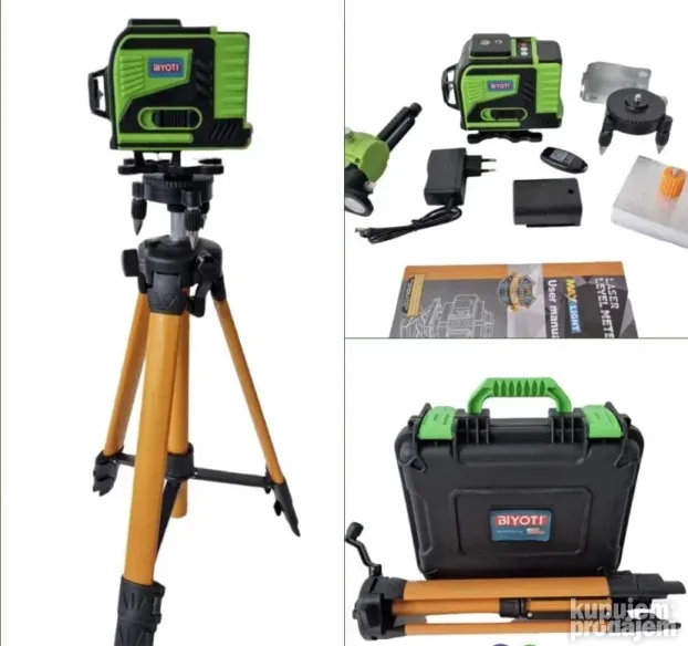 Laser za nivelaciju / nivelisanje 360 stepeni aku 12 linija ...