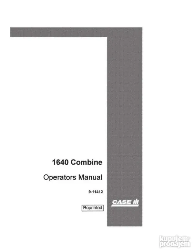 Case 1640 Uputstvo - KupujemProdajem