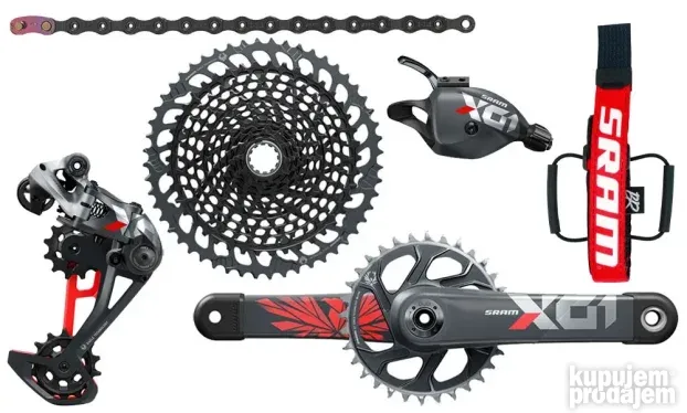 SRAM X01 Eagle DUB 12-speed Group 10-52 170mm - KupujemProdajem