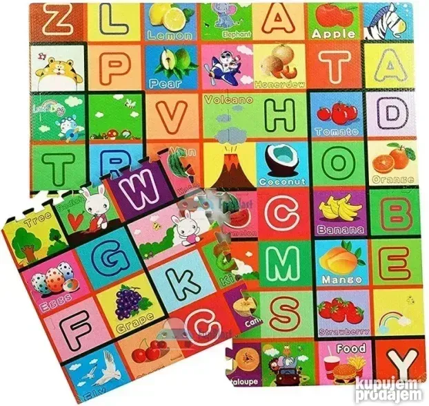 NOVO! Puzzle za pod Podne obloge Podloga za bebe Puzle za po - KupujemProdajem