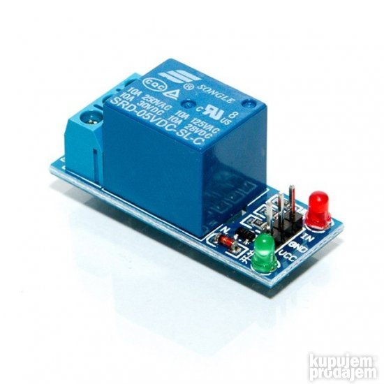 Arduino Relej Modul 1 relej - KupujemProdajem