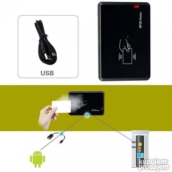 RFID citac kartica i cipova USB RFID reader 125khz - KupujemProdajem
