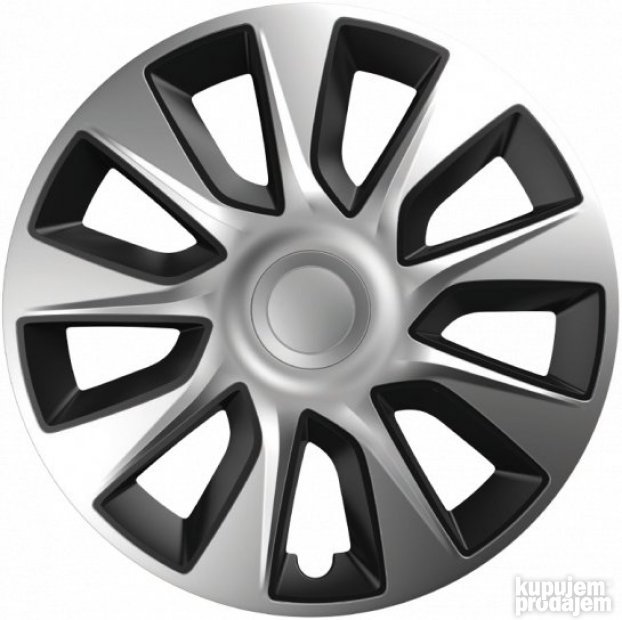 Ratkapne 13 Ratkapne Stratos Silver & Black Ratkapne - KupujemProdajem