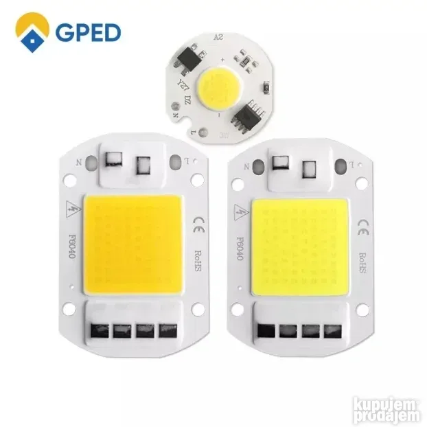 Led Cob SMD Dioda Reflektor 220v 100w Bez trafoa vezivanje ...