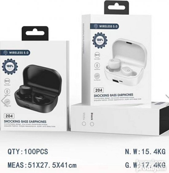Wireless Blutooth earphone WB 204 - KupujemProdajem