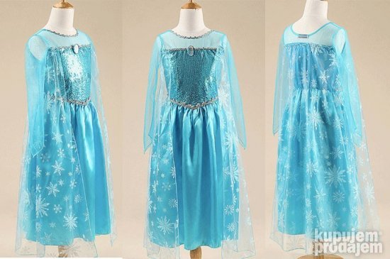FROZEN Kostim - Elsa Haljina Model 1 - KupujemProdajem