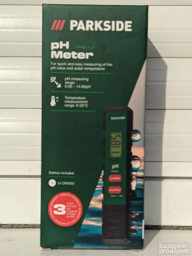 PARKSIDE PPHM 2 A1 pH metar tester za vodu pića urin itd. - KupujemProdajem