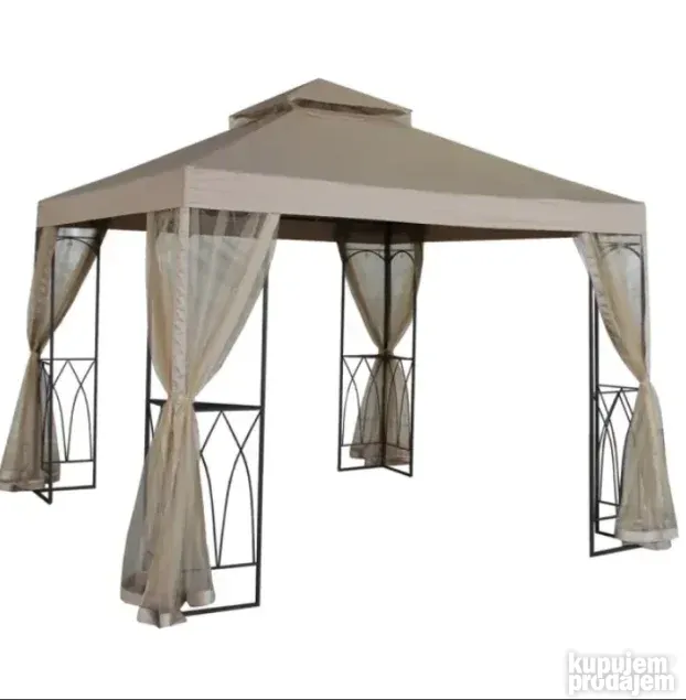 Paviljon d300xš300xv270 cm bež - KupujemProdajem