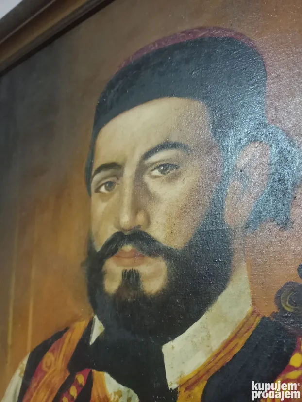 Ulje na platnu Petar Petrovic Njegos- ulje - KupujemProdajem