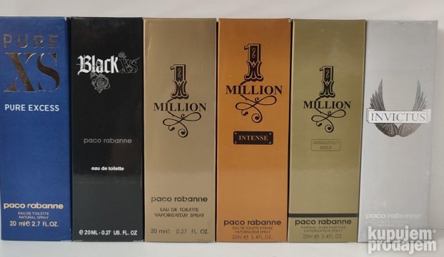 Parfemi muški 20 ml-testeri originalnih parfema vrhunski - KupujemProdajem