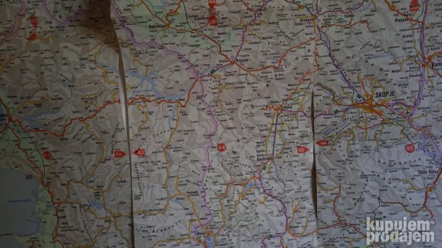 Putna karta Jugoslavije - KupujemProdajem