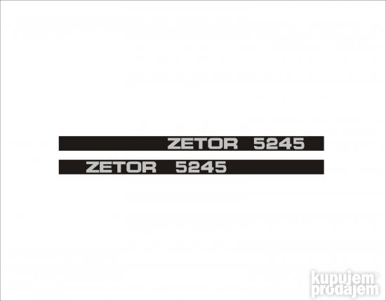 ZETOR 5245 - Nalepnice za traktor - KupujemProdajem