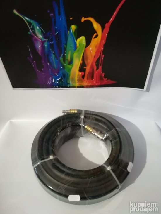 gumeno crevo -troslojno fi 10 unutasnji precnik 10m - KupujemProdajem