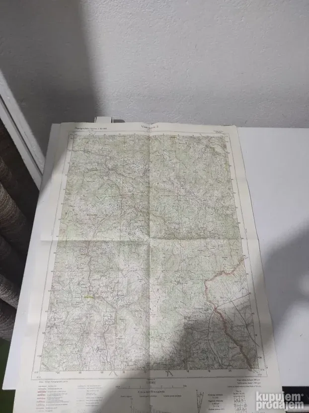 Stare topografske karte - KupujemProdajem