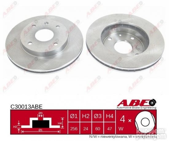 Disk kocnice Daewoo Nubira - KupujemProdajem