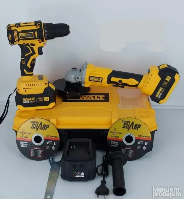 Dewalt set Aku srafilica + Aku brusilica 128v - KupujemProdajem
