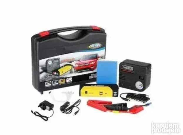 Starter za auto Jump Starter sa kompresorom - KupujemProdajem