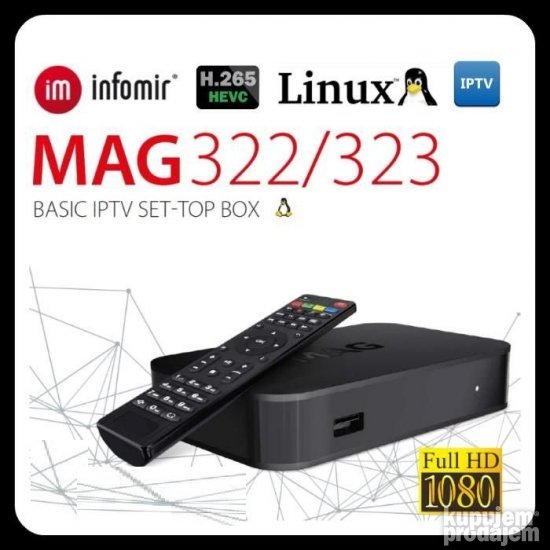 Na Stanju! Mag 322/323 IPTV box novi model - KupujemProdajem