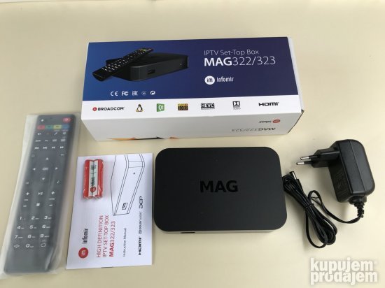Na Stanju! Mag 322/323 IPTV box novi model - KupujemProdajem