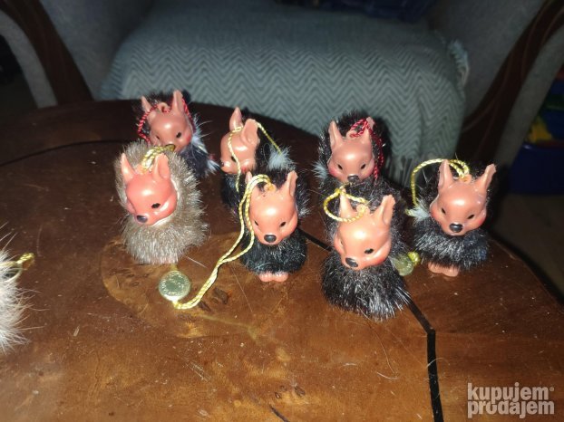 Cupave Veverice kao ukras za jelku ili auto - KupujemProdajem