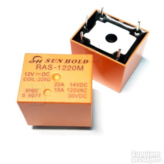 Relej 12V - 20A rele Sun hold RAS-1220M - KupujemProdajem