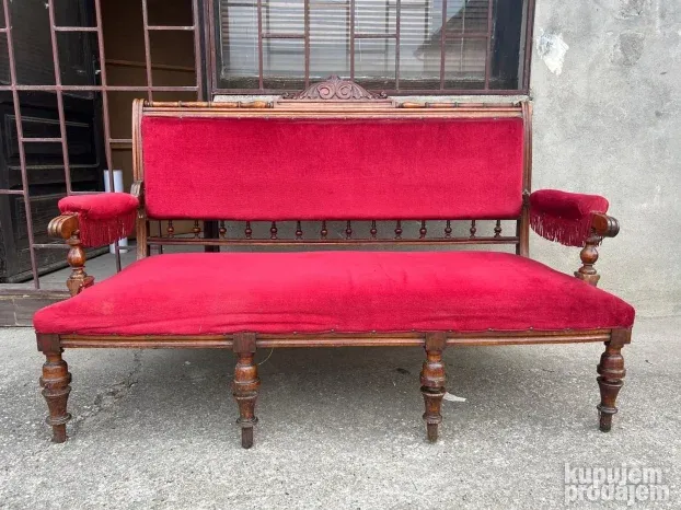 Stari stilski ALT DEUTSCH dvosed / kanabe moguc prevoz - KupujemProdajem