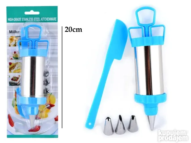 Špric za šlag metalni 20cm - KupujemProdajem